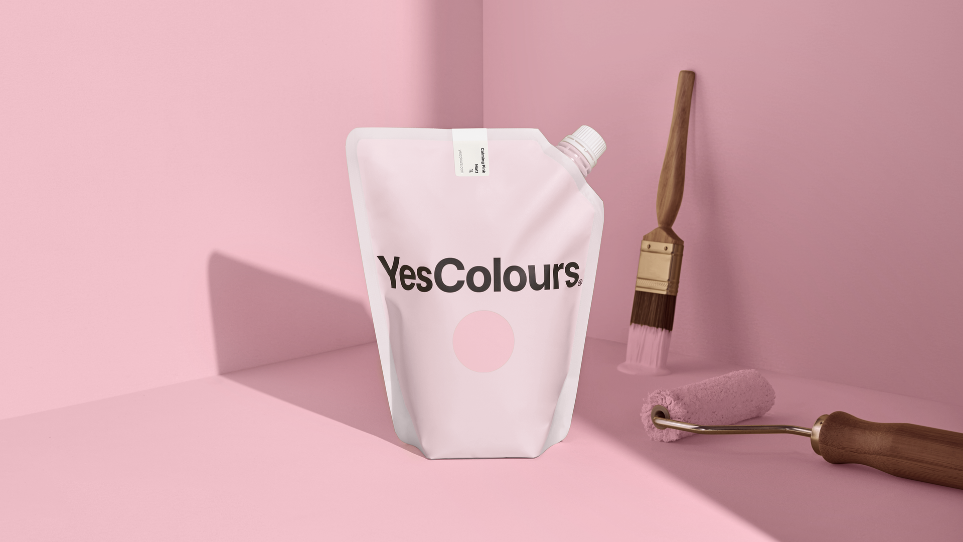 YesColours | Calming Pink Matt Emulsion Interior Wall Paint | YesColours