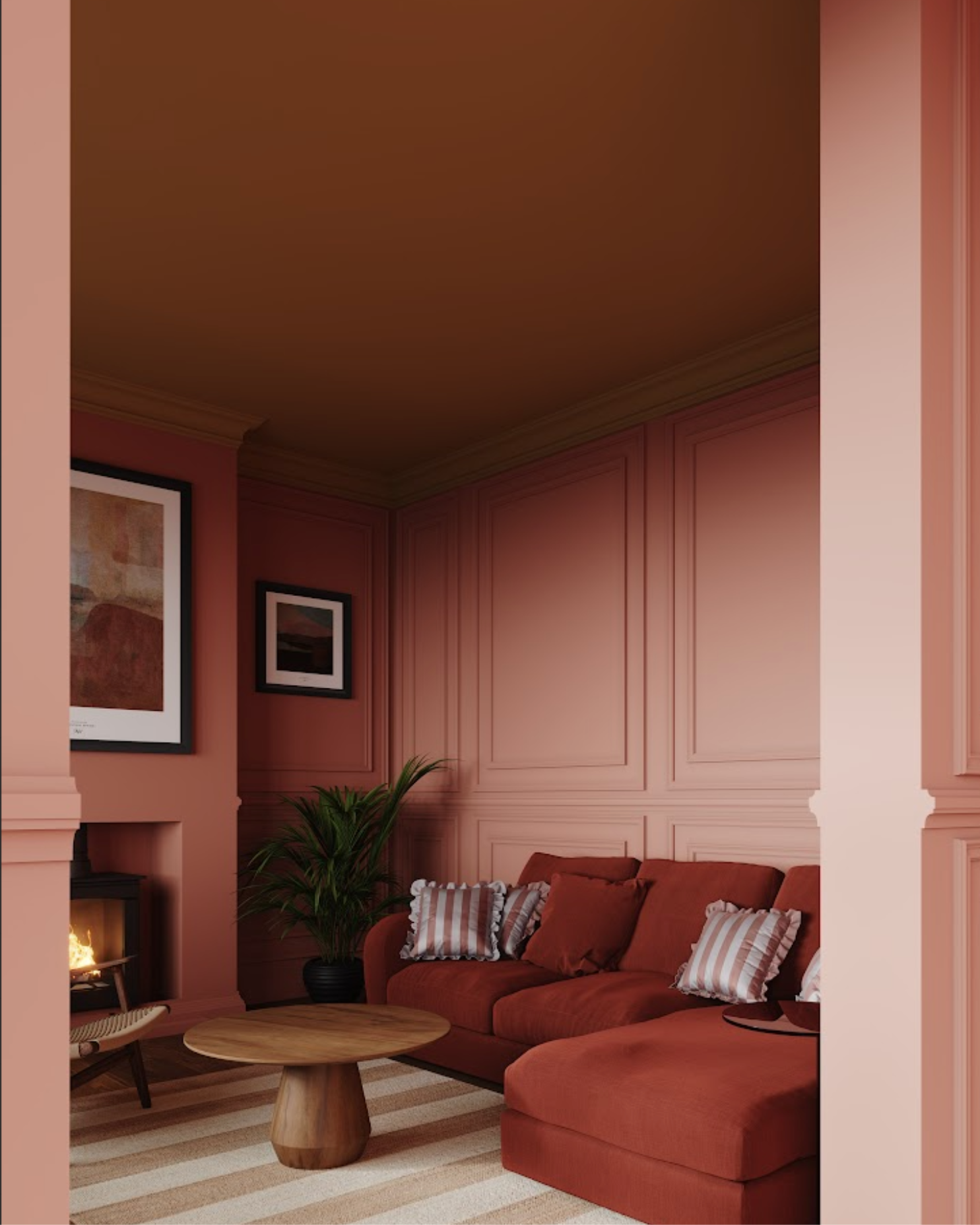 YesColours | Dirty Red Matt Emulsion Paint | Eco Paint by YesColours