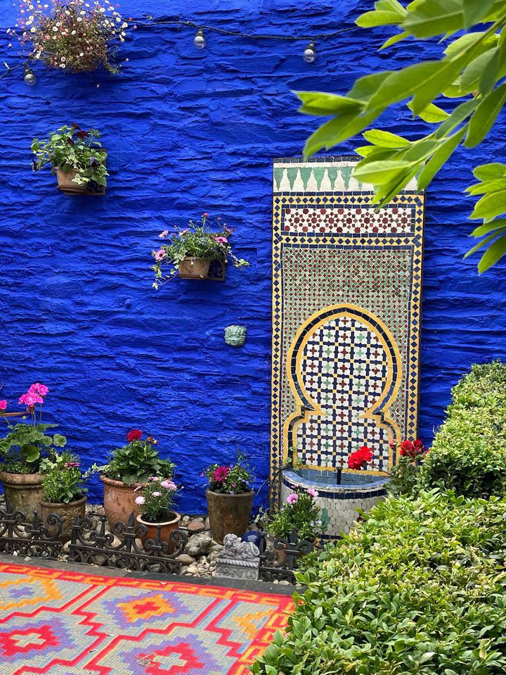 YesColours | Electric Blue Masonry Paint | Eco Paint by YesColours