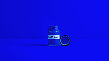 YesColours | Electric Blue Matt Sample Pot | YesColours Eco-Friendly ...