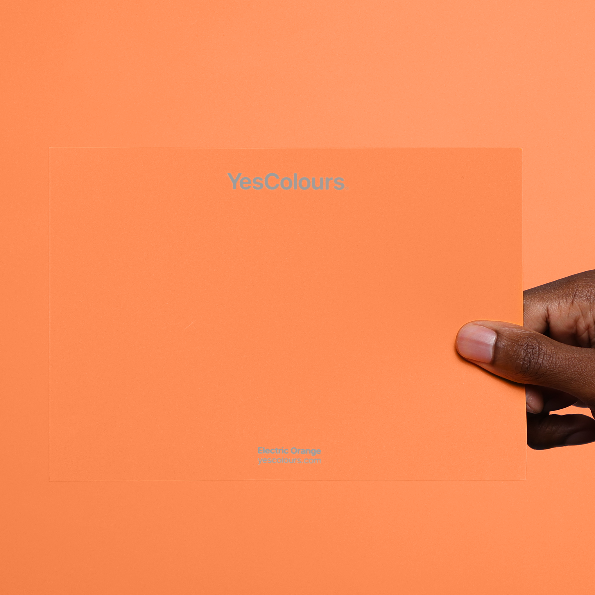 YesColours | Electric Orange paint swatch