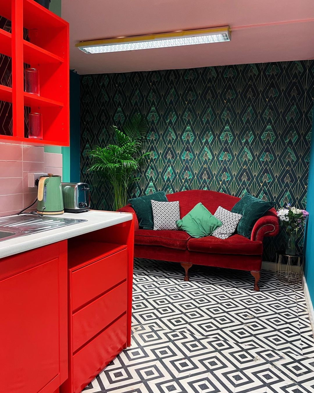 YesColours | Electric Red Matt Emulsion Paint | Eco Paint by YesColours