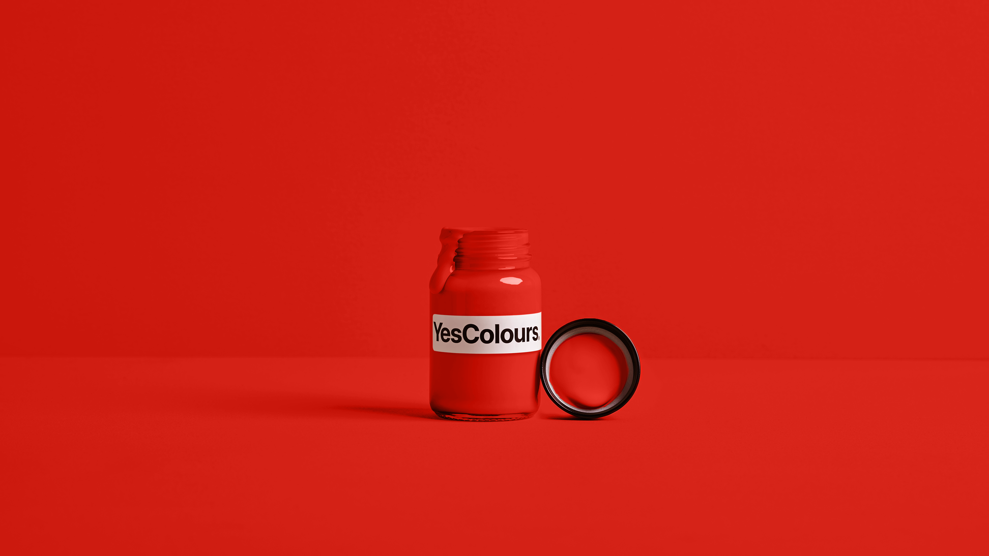 YesColours | Electric Red paint sample (matt, 60ml)