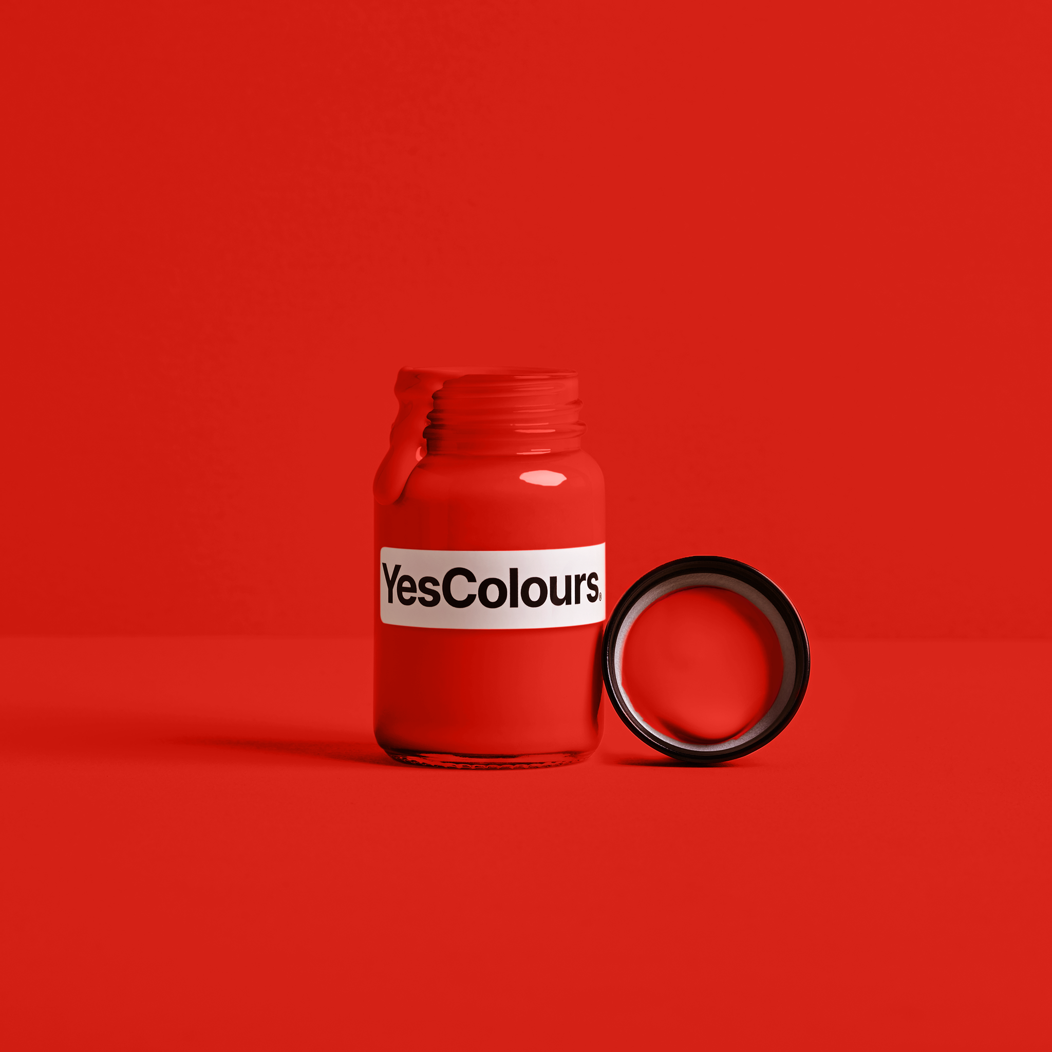 YesColours | Electric Red paint sample (matt, 60ml)