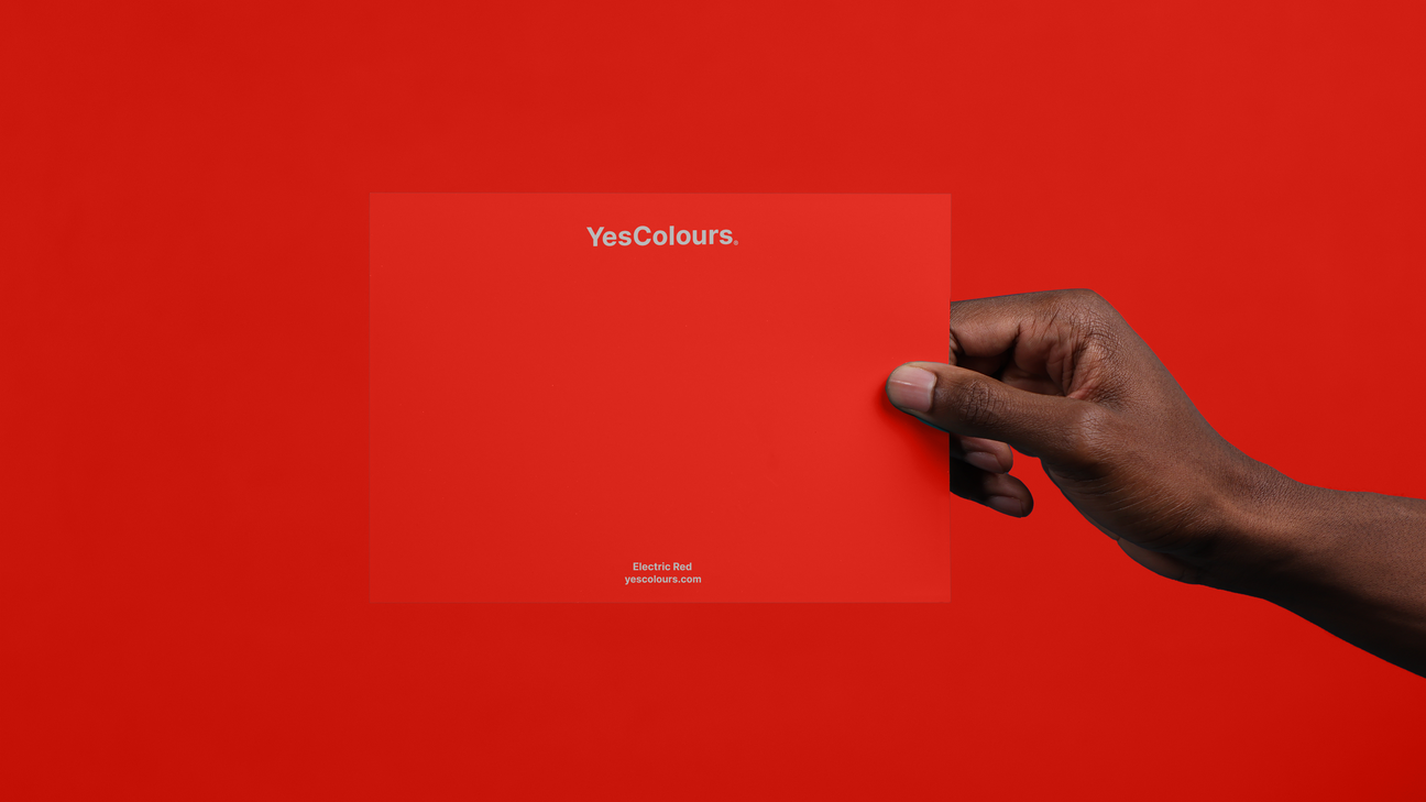 YesColours | Electric Red paint swatch
