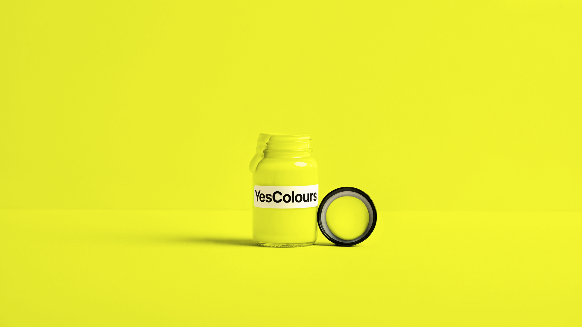 YesColours | Electric Yellow paint sample (matt, 60ml)