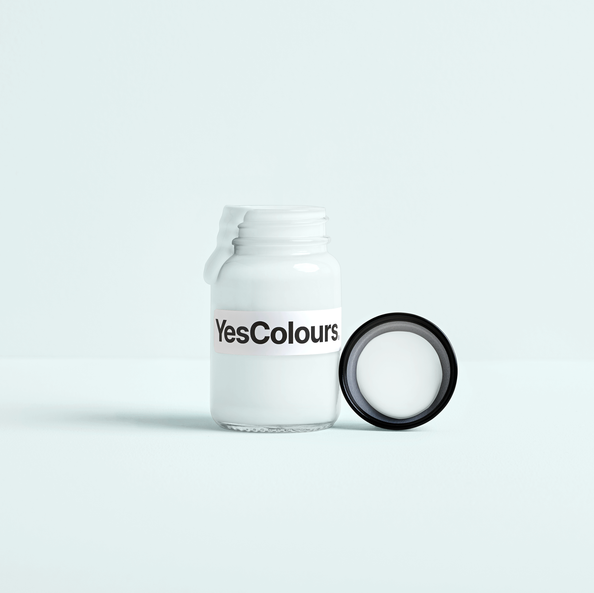 YesColours | Fresh Cool White paint sample (matt, 60ml)