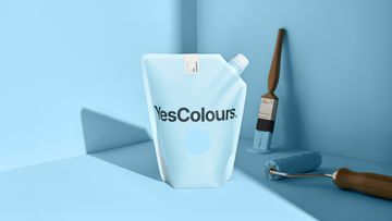 YesColours | Friendly Blue Matt Emulsion Interior Wall Paint | YesColours