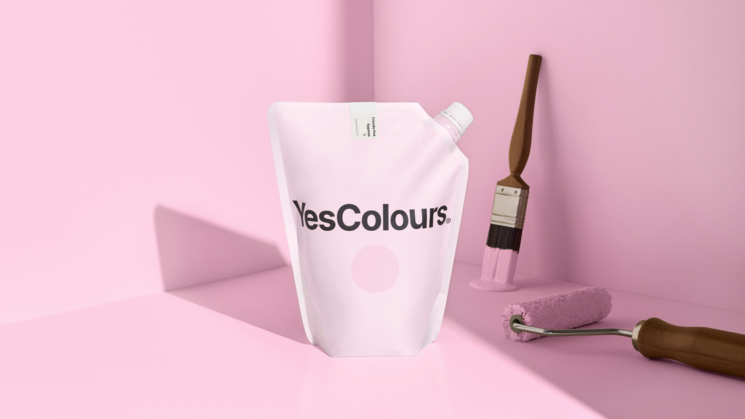 YesColours | Friendly Pink Eggshell Paint | Eco Paint by YesColours