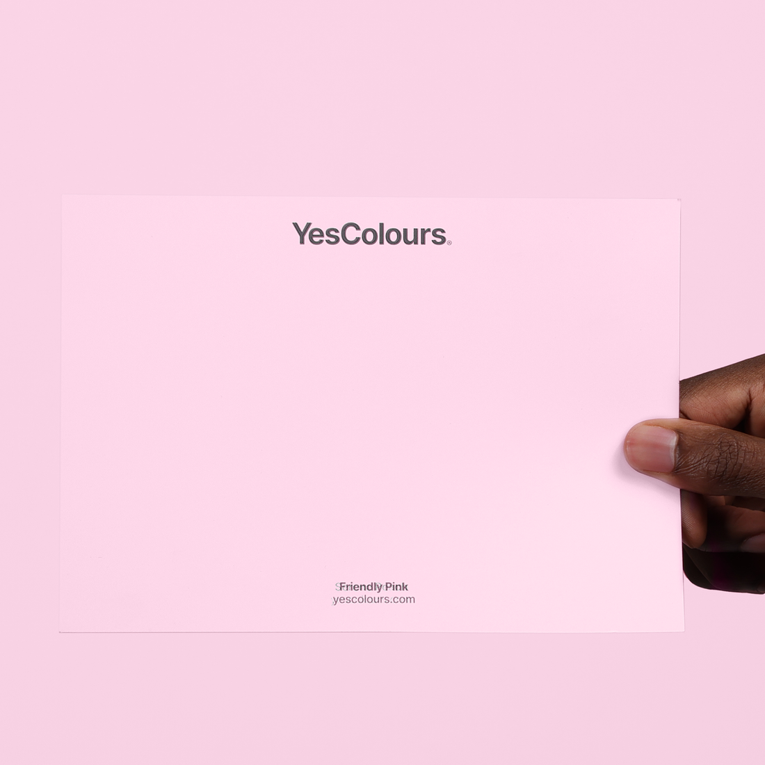 YesColours | Friendly Pink paint swatch