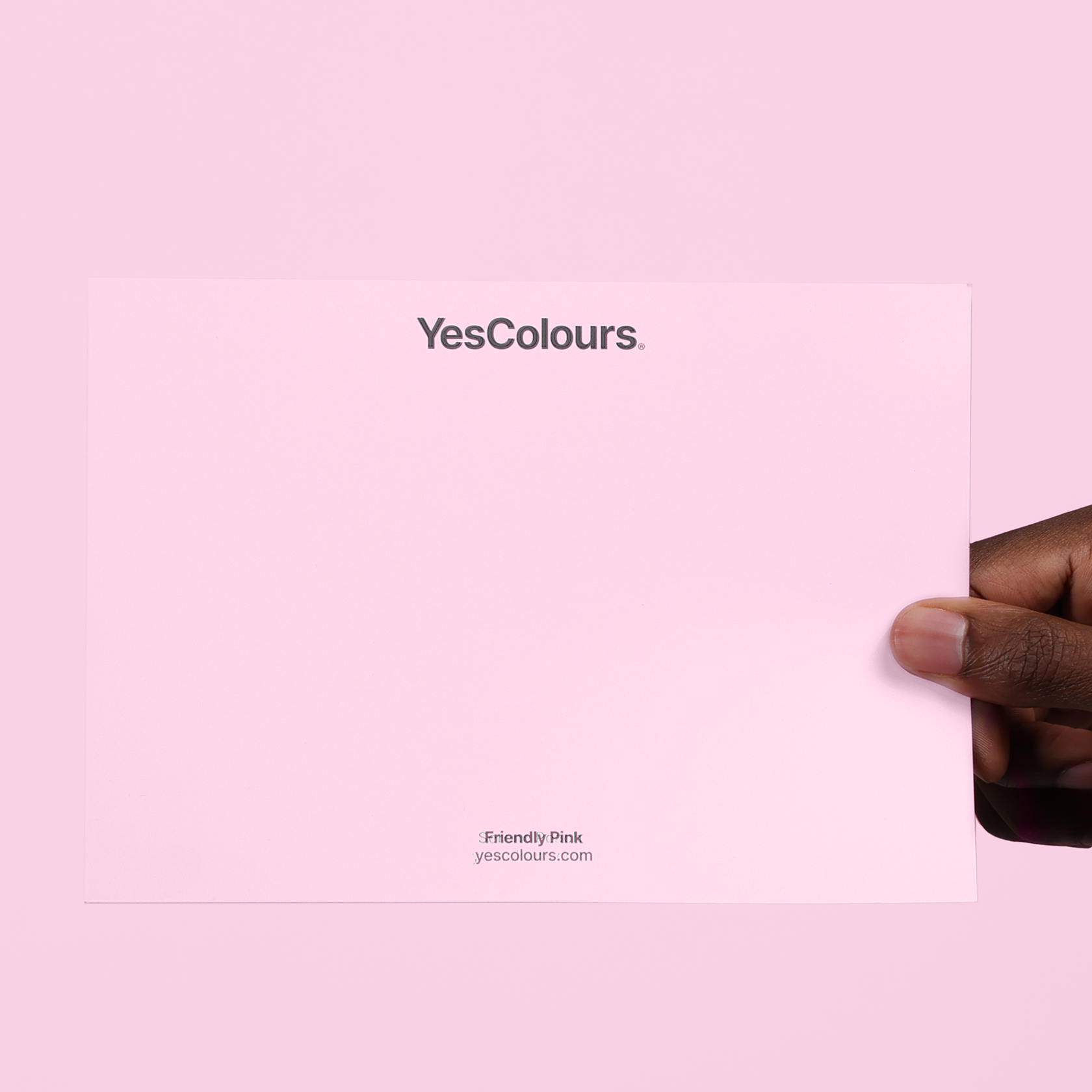 YesColours | Friendly Pink paint swatch