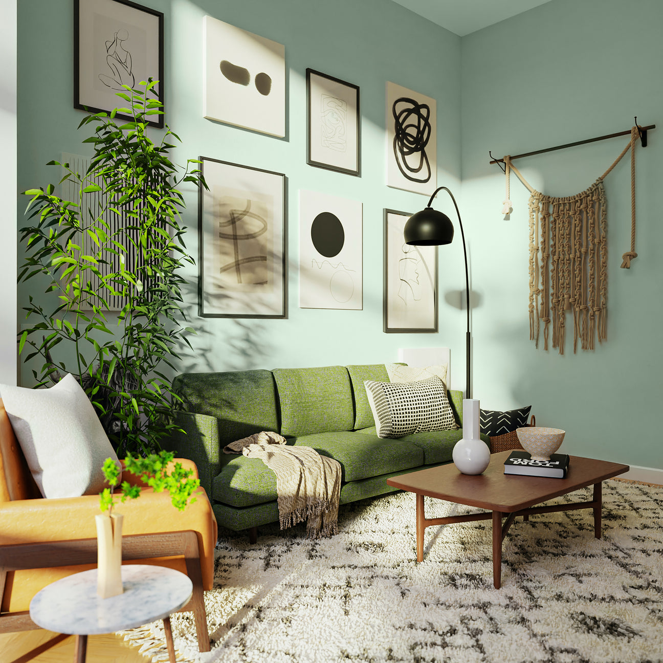 YesColours | Graceful Green Matt Emulsion Paint | Eco Paint by YesColours