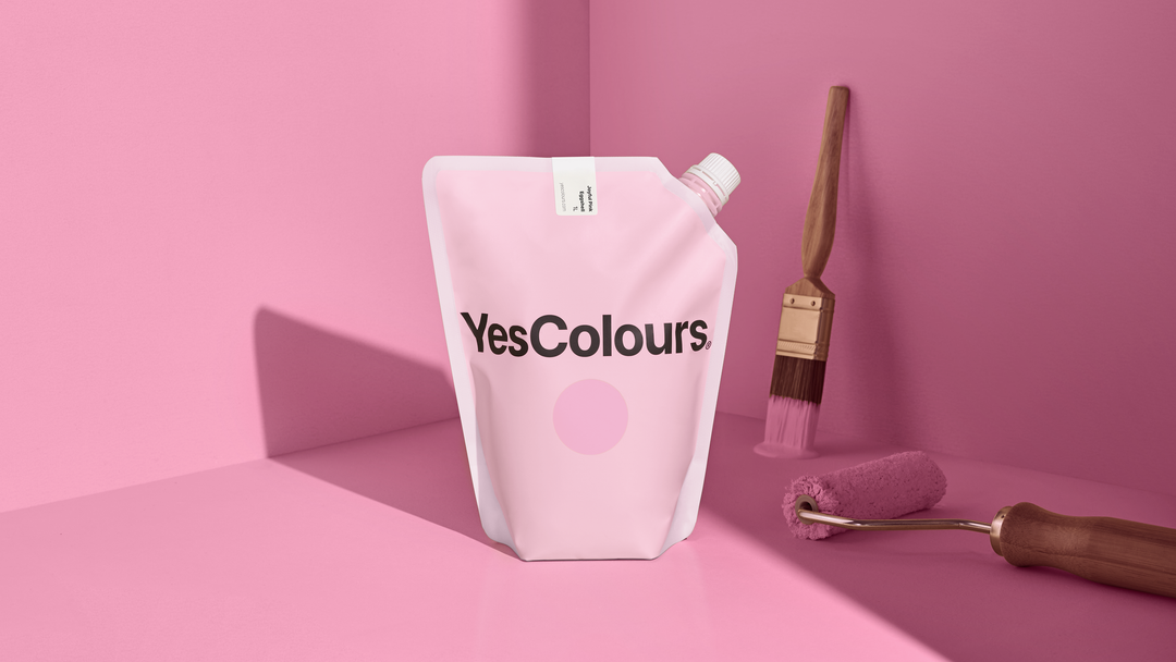 YesColours | Joyful Pink Eggshell Paint | Eco Paint by YesColours