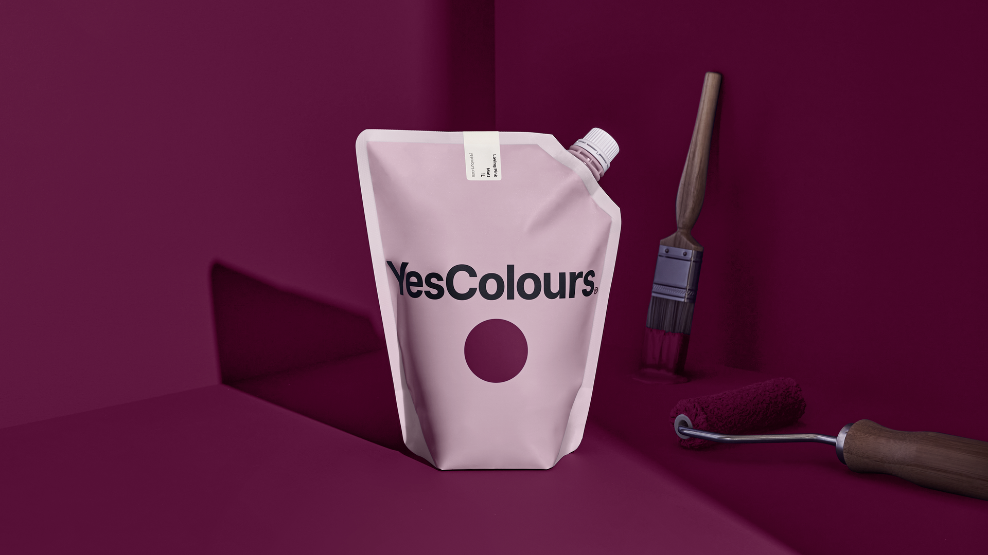 YesColours | Loving Pink Matt Emulsion Paint | Eco Paint by YesColours