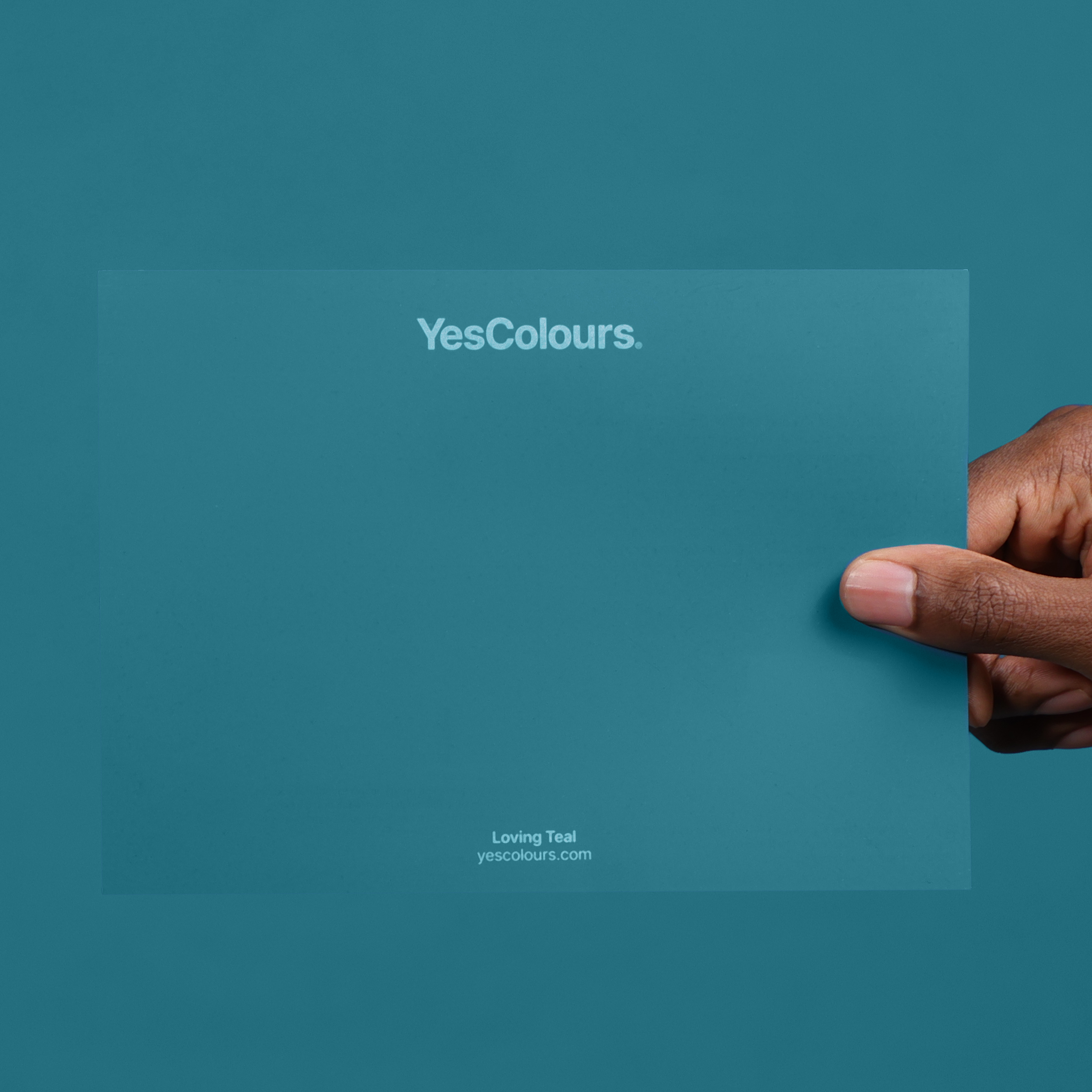 YesColours | Loving Teal paint swatch