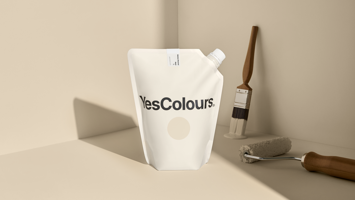 YesColours | Mellow Neutral Matt Emulsion Paint | Eco Paint by YesColours