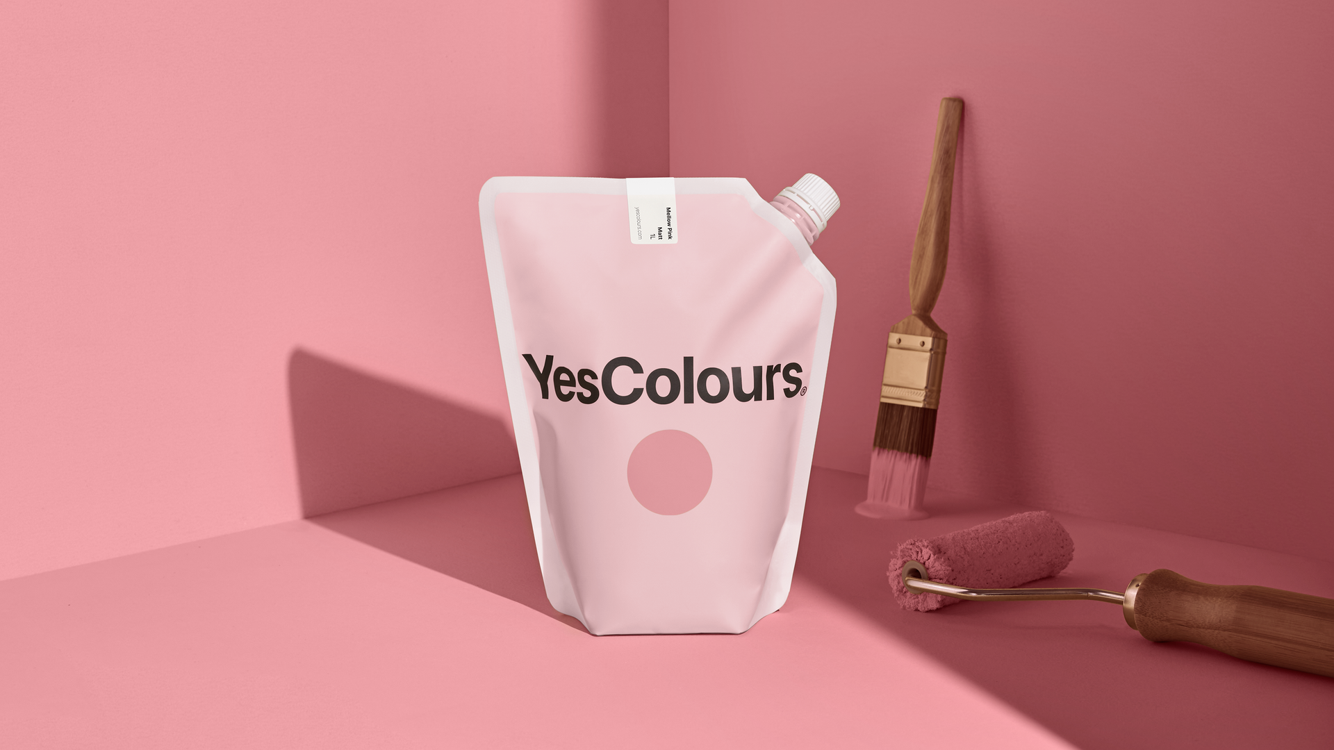 YesColours | Mellow Pink Matt Emulsion Paint | Eco Paint by YesColours