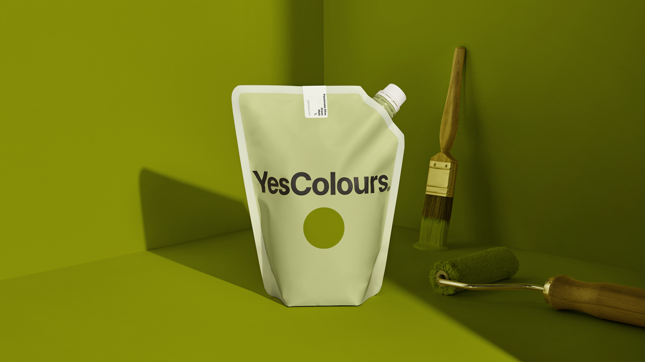 YesColours | Passionate Olive Green Matt Emulsion Interior Wall Paint ...
