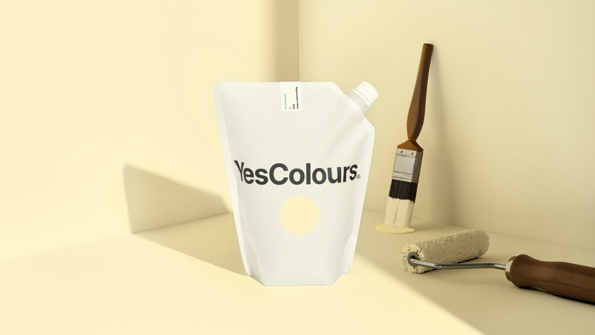 YesColours | Regenerative Yellow Matt Emulsion Interior Wall Paint ...