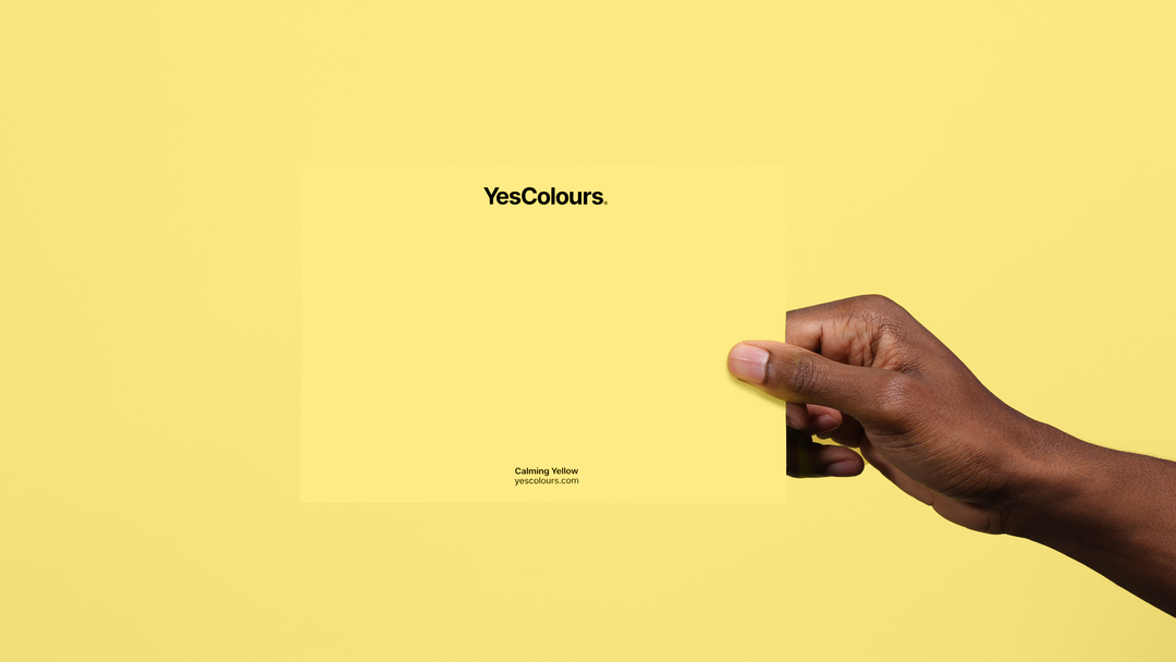 YesColours | Calming Yellow paint swatch
