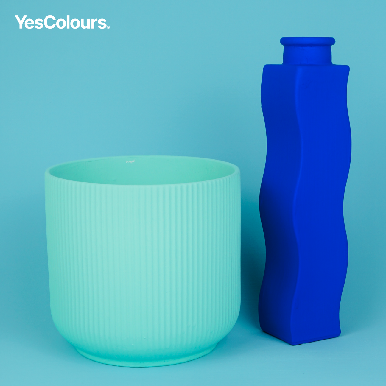 YesColours | Electric Aqua paint sample (matt, 60ml)