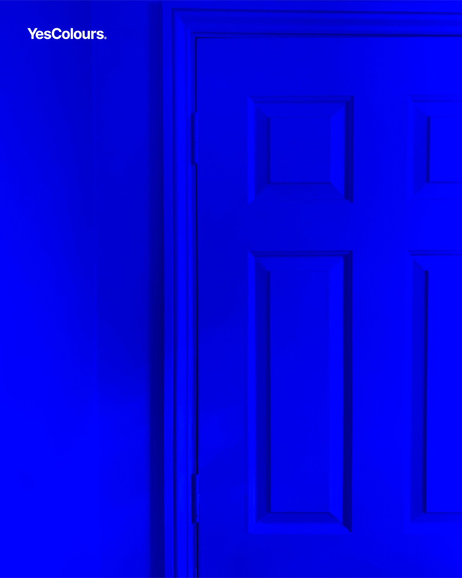 YesColours | Electric Blue Swatch | YesColours Eco Paint Colour Sample Card
