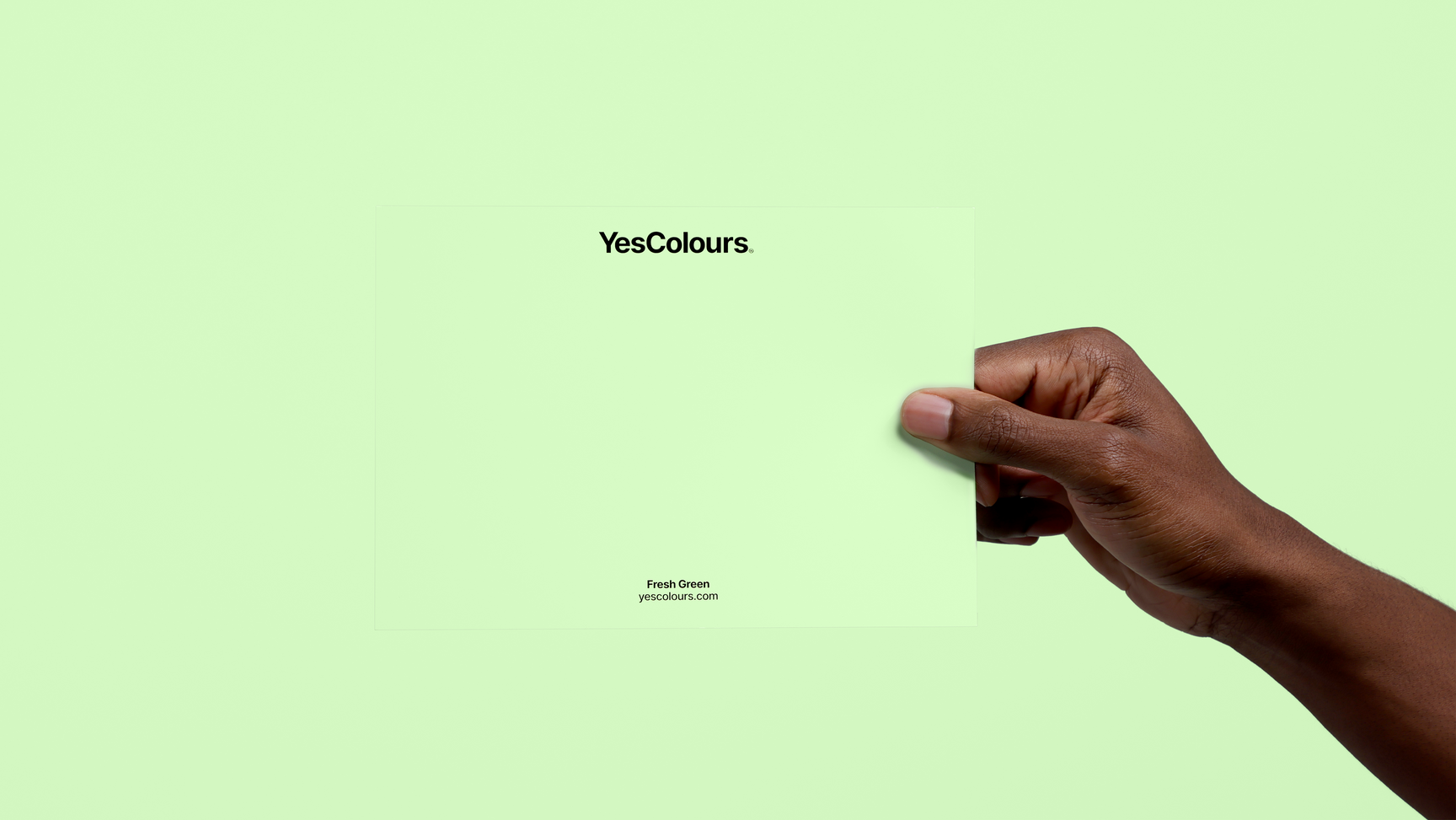 YesColours | Fresh Green paint swatch