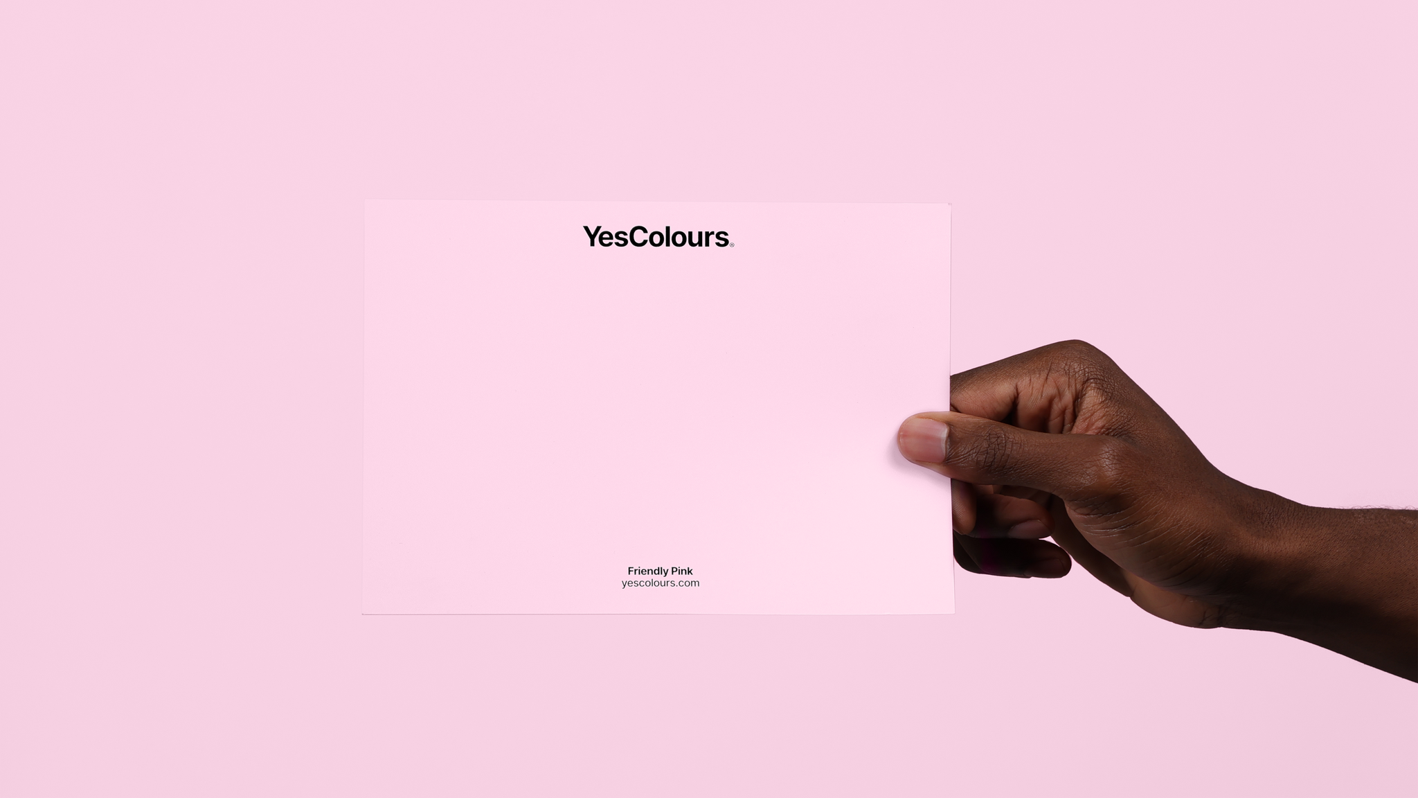 YesColours | Friendly Pink paint swatch