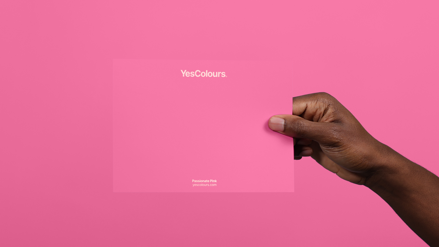 YesColours | Passionate Pink paint swatch