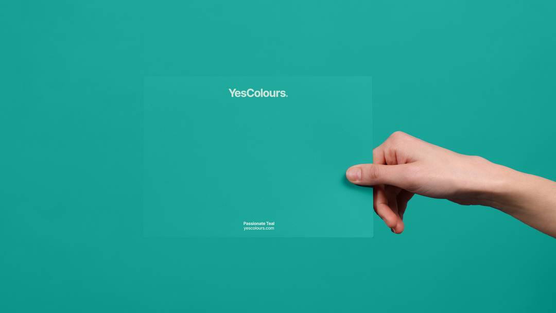 YesColours | Passionate Teal paint swatch